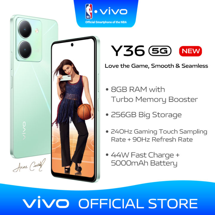 【NEW】vivo Y36 5G cellphone 8GB RAM 256GB Big Storage mobiles phone 240Hz Gaming touch sampling ...