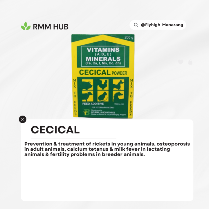 Cecical Powder Vitamins + Minerals RMM HUB | Lazada PH