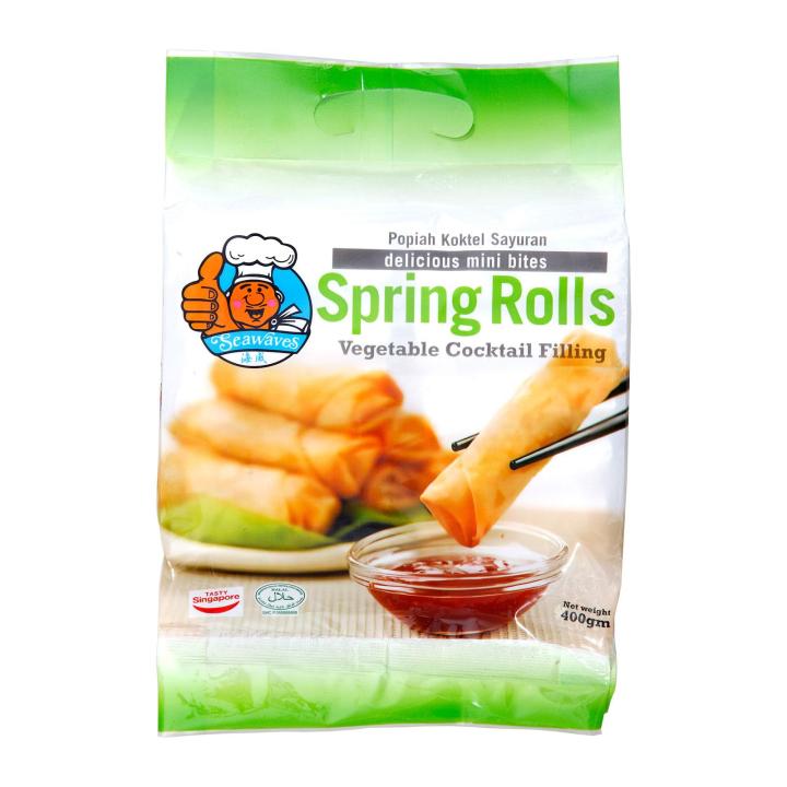 Seawaves Vegetable Cocktail Spring Rolls - Frozen | Lazada Singapore
