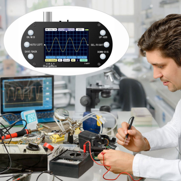 Handheld Oscilloscope 320*240 Resolution TFT Display 2.5MHz Sample Rate ...