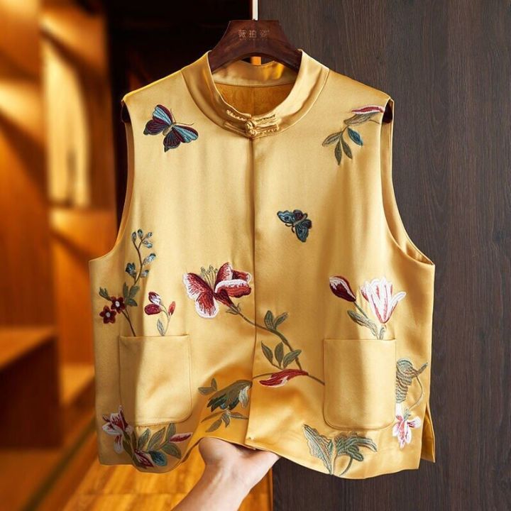 Joso 2024 Summer Women's Thin Vest Chinese Vintage Oriental Traditional ...