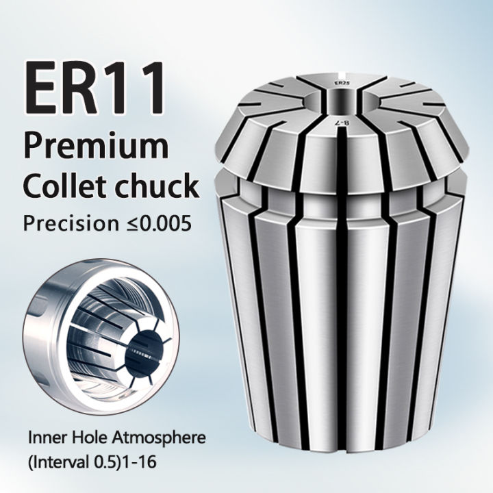 YI CHANG ลูกคอลเลต ความแม่นยำสูง ER11 ยืดหยุ่น Collet Chuck Clamp ...