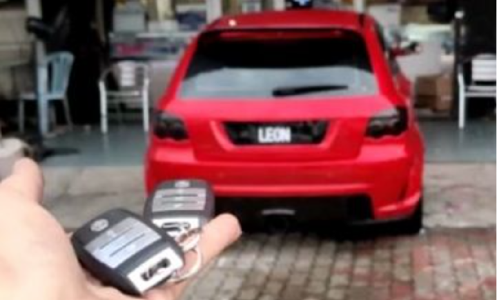 Leon Neo Proton Satria PKE Fully Keyless Entry Intelligent Smart Alarm ...