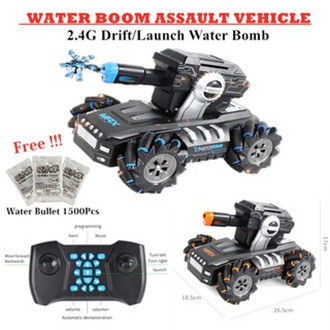 Hand motion Water bullet tank Double mode controller 360 degree ...
