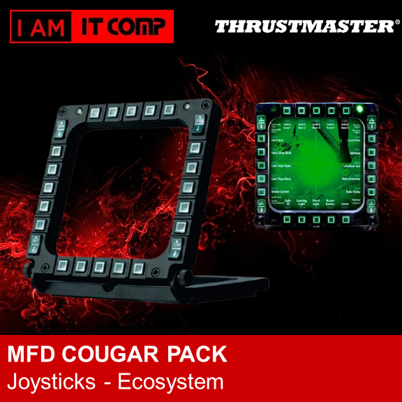 THRUSTMASTER MFD Cougar Pack - USB Cockpit Panels | Lazada
