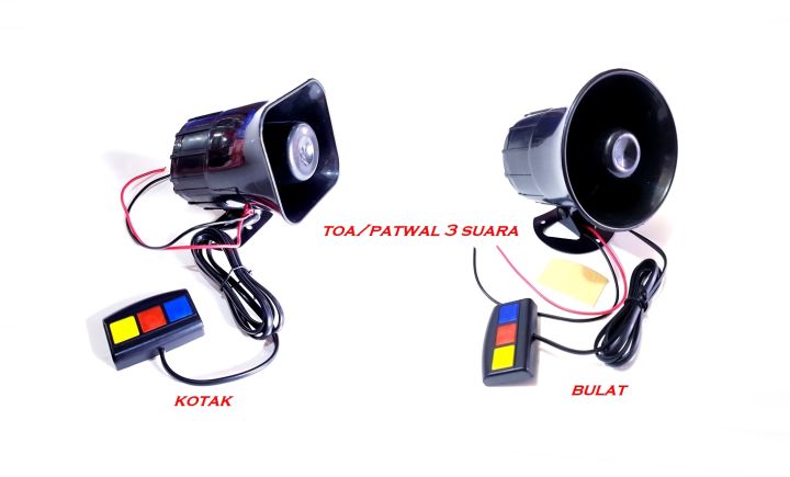 KLAKSON TOA KLAKSON DASHENG TOA 3 SUARA UNTUK MOBIL MOTOR 12VOLT ...
