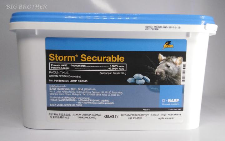 BASF Pest Control 100% Original Chemical Storm Securable Rat Killer ...
