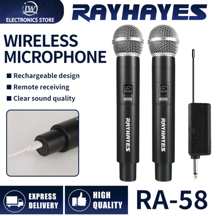 RAYHAYES wireless microphone Handheld wireless microphone, suitable for ...