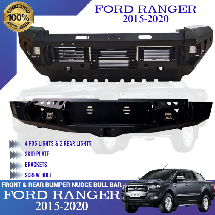 CPO.PH Ford Ranger 2015-2020 Pickup Truck Front & Rear Bumper Steel ...