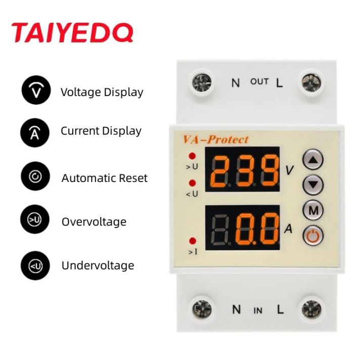 Dual Display Large V A Protector Undervoltage And Overvoltage Circuit ...