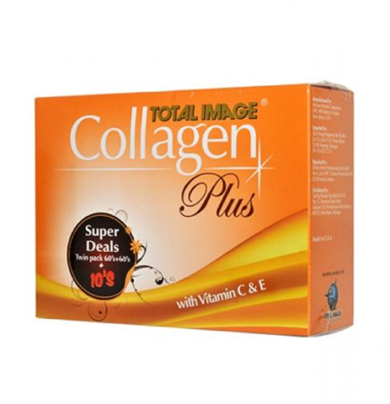 Total Image Collagen Plus 2 x 60s FOC 10s (Exp : Sep 2025) | Lazada