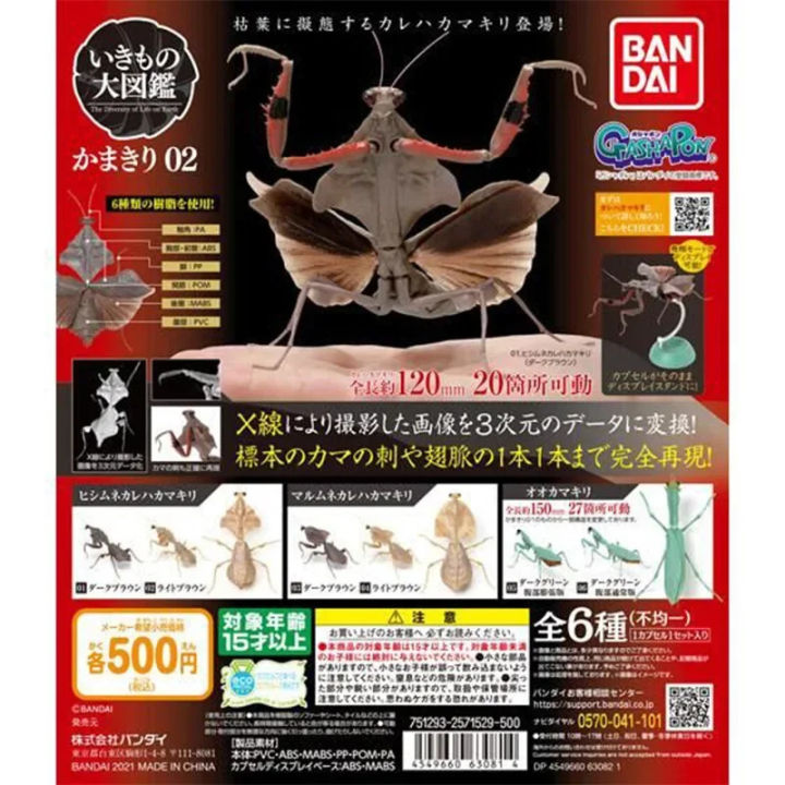 Bandai Twisted Egg Biology Big Picture Book Simulation Creature Series ...