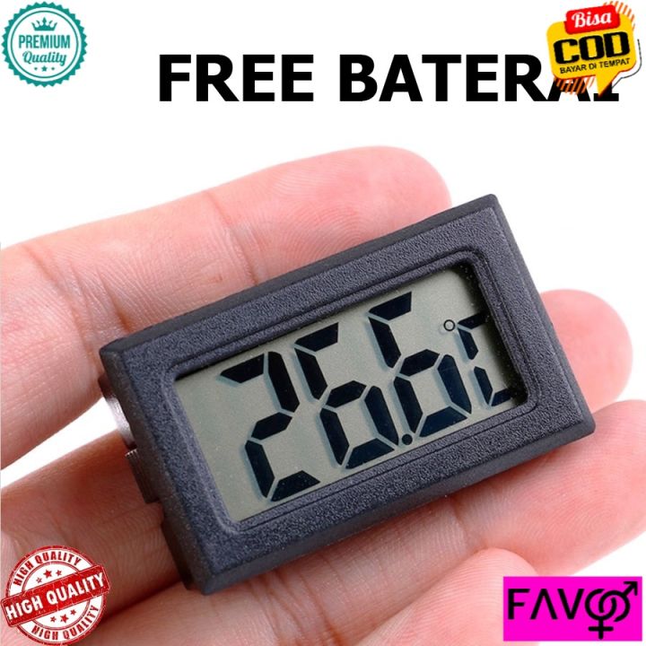 [COD] Termometer Digital Ruangan Kecil Mini Kandang Inkubator Alat Ukur ...