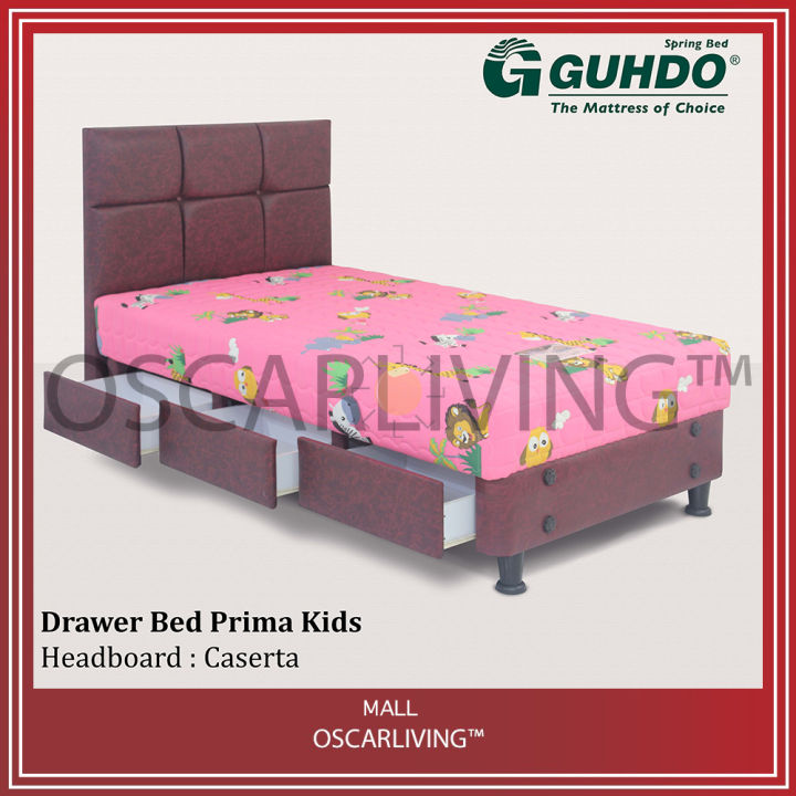 Guhdo Drawer Bed Prima Kids HB Caserta Pink Khusus Jabodetabek | Lazada ...