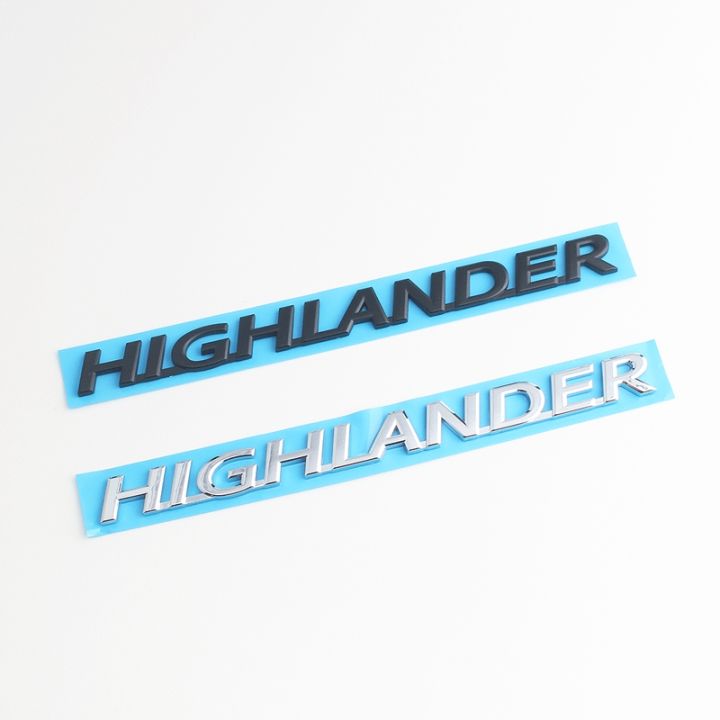 Cho TOYOTA HIGHLANDER logo chữ cái tiếng Anh Sticker cốp sau huy hiệu ...