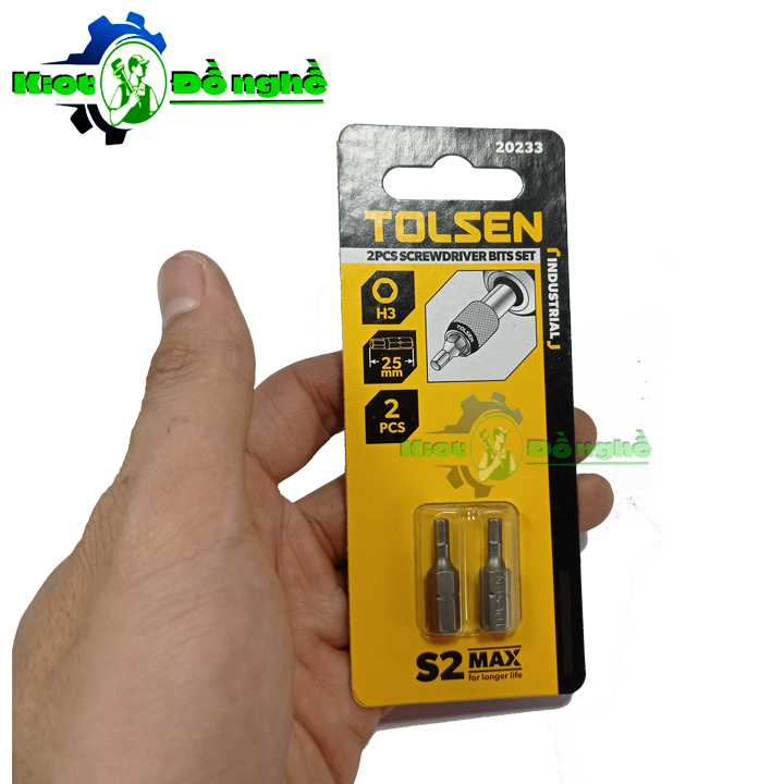 Đầu vít lục giác H3 TOLSEN 20233 – Tua vít lục giác, mũi vít lục giác ...