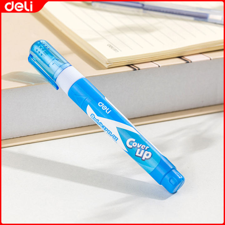 Deli 3ML/8ML Correction Pen Liquid Correction Pen Quick Dry School ...