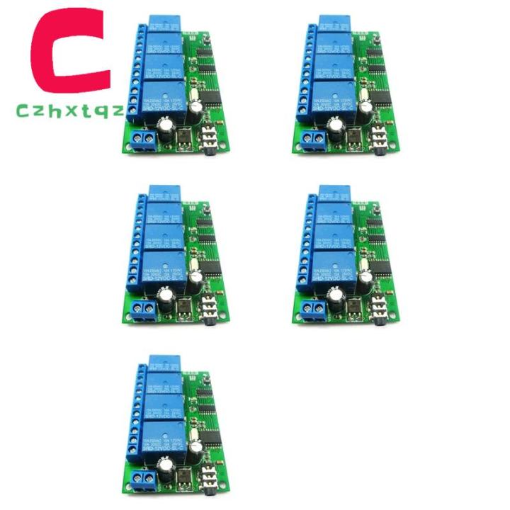 5X AD22B04 4 Channel Relay DTMF Tone Signal Decoder Remote Control ...