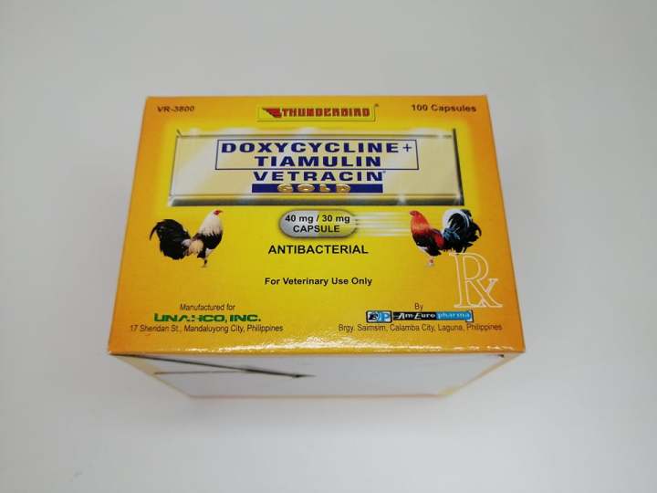 [AGRIVET] VETRACIN GOLD CAPSULE FOR GAMEFOWL/ Para sa manok panabong ...
