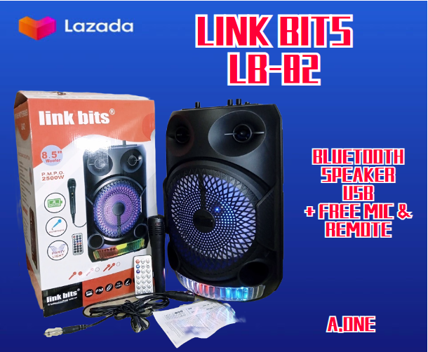 LINK BITS -82 8.5 PORTABLE PARTY SPEAKER | Lazada PH