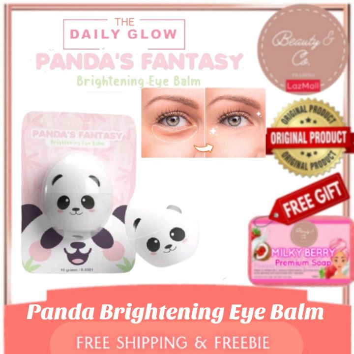 The Daily Glow Panda's Fantasy Brightening Eye Balm 10g [FREBIEE SOAP ...