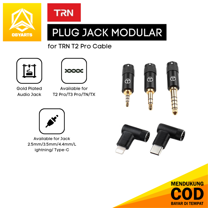 TRN Plug Jack Modular Replacement Accesories For TRN T2 Pro / T3 Pro ...