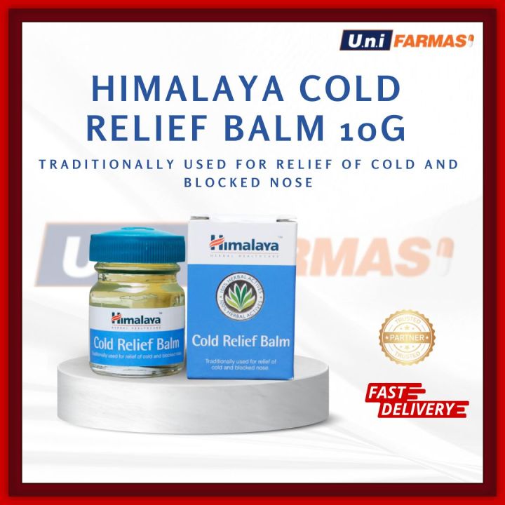 HIMALAYA COLD RELIEF BALM 10G [CLEAR BLOCKED NOSE/HIDUNG TERSUMBAT ...