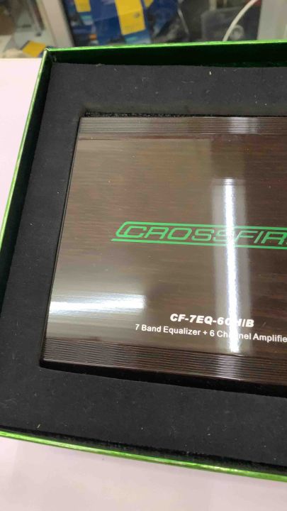 CROSSFIRE CF-7EQ-6CH CAR AMPLIFIER REAR SUPER SLIM BOX | Lazada
