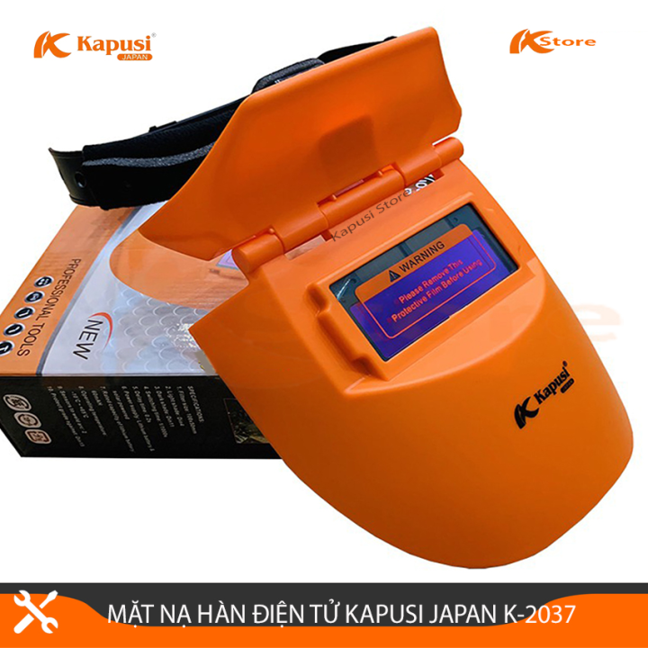 MẶT NẠ HÀN ĐIỆN TỬ NHẬT KAPUSI K-2037 TỰ ĐỘNG ĐIỀU CHỈNH SÁNG TỐI, KÍNH HÀN CAO CẤP CHỐNG LÓA ...