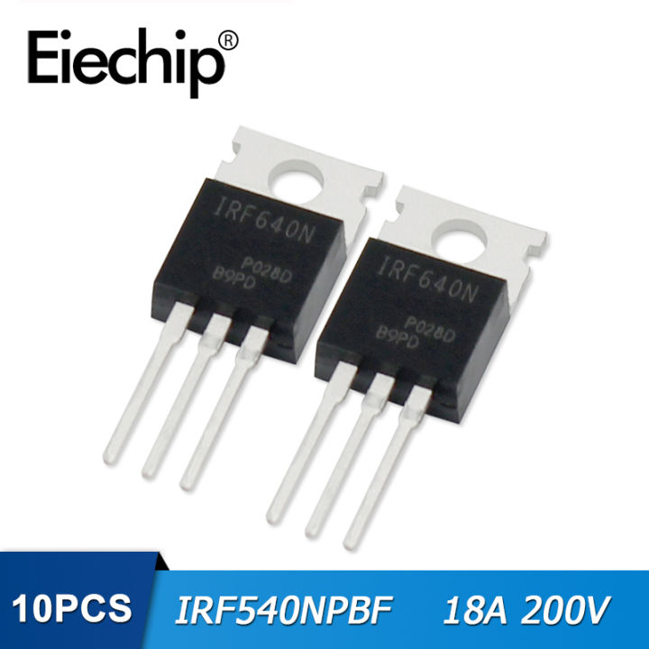 10ชิ้น IRF540NPBF IRF640 MOSFET ทรานซิสเตอร์18A 200V TO-220 | Lazada.co.th