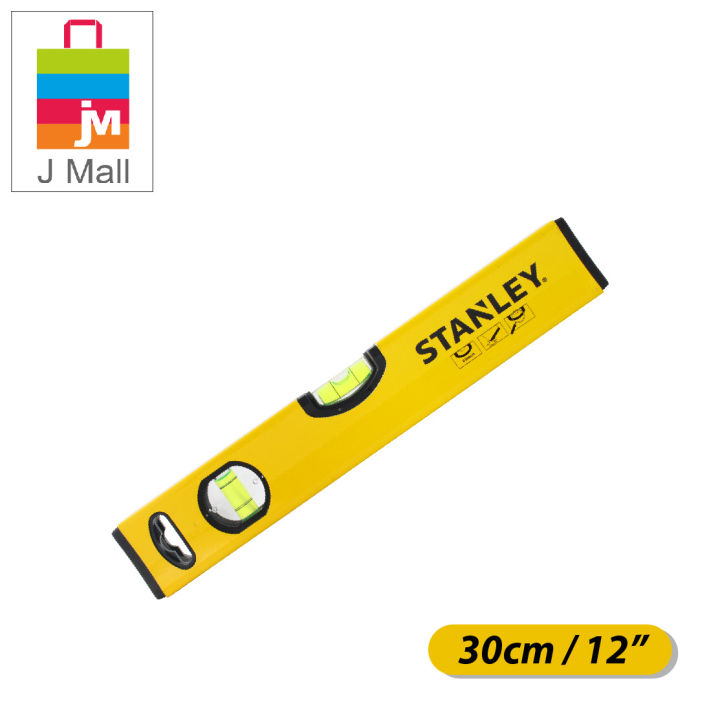 30cm / 12" STANLEY 43-118-8 2V CLASSIC BOX LEVEL / SPIRIT LEVEL | Lazada