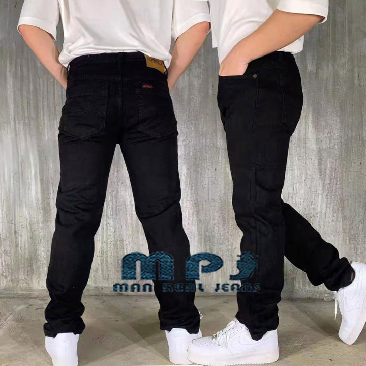 MPJ Straight Jeans for man Black Pants Formal straight-leg suit jeans ...