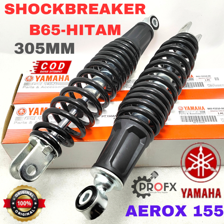 SHOCKBREAKER BELAKANG B65 HITAM YAMAHA AEROX AEROX 155 KUALITAS ORIGINAL ASLI YGP SOK BEKER SHOK ...