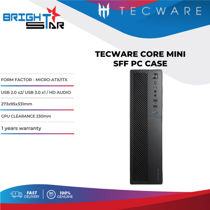 TECWARE Core Mini Micro-ATX PC Case with 250W PSU | Lazada