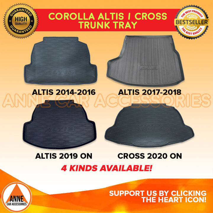 Car Trunk Tray for Toyota Corolla Altis / Cross / 11th Gen / 2014-2023 ...