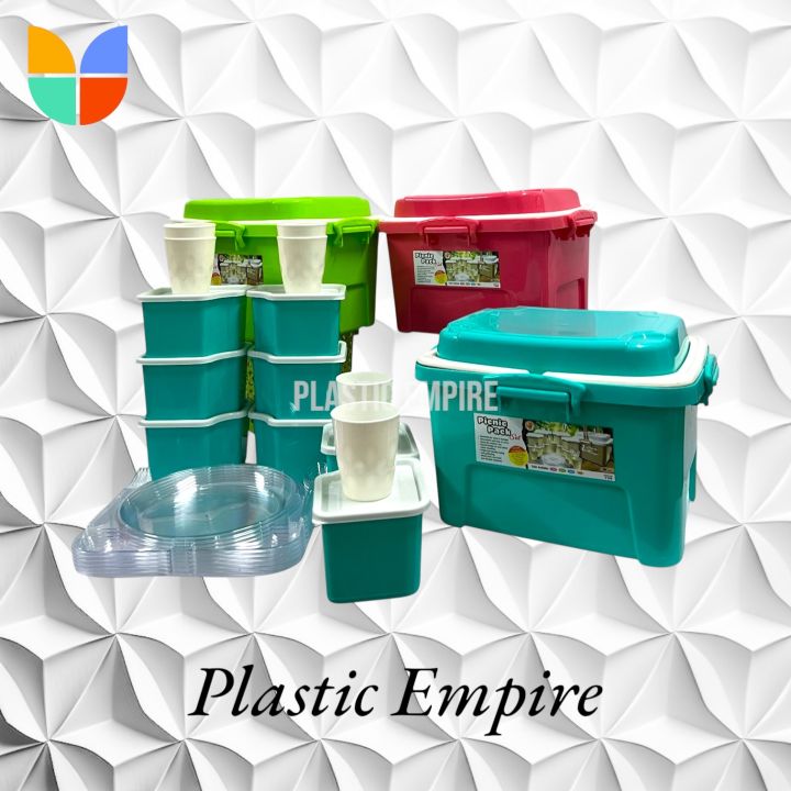Picnic Food Storage Box Set for 6 People Portable BPA-Free Lunch ...