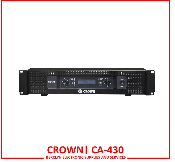 Crown CA-430 Powered Amplifier - AUTHORITY SERIES | Lazada PH