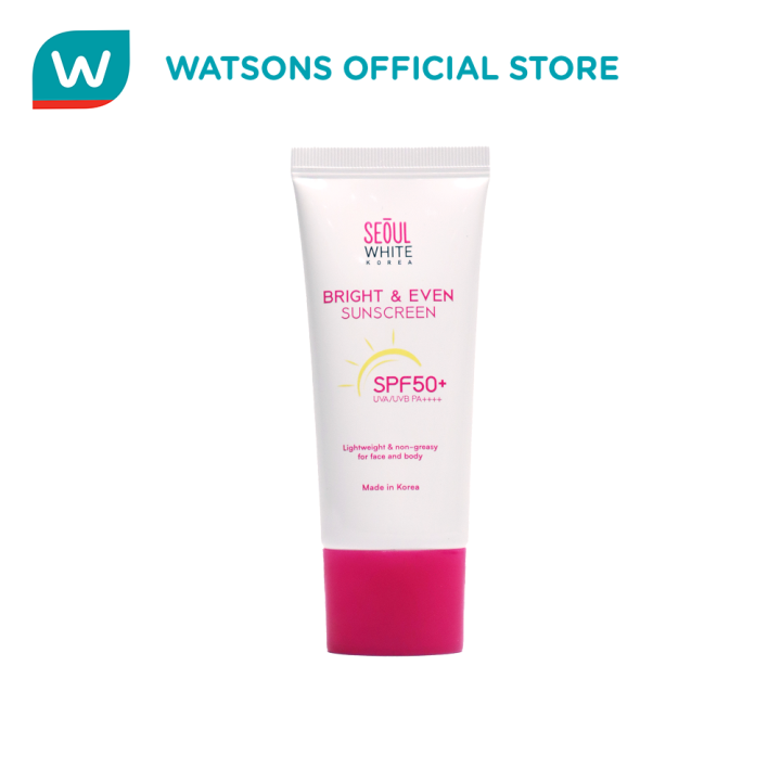 SEOUL WHITE KOREA Bright and Even Sunscreen SPF 50+ 30G | Lazada PH