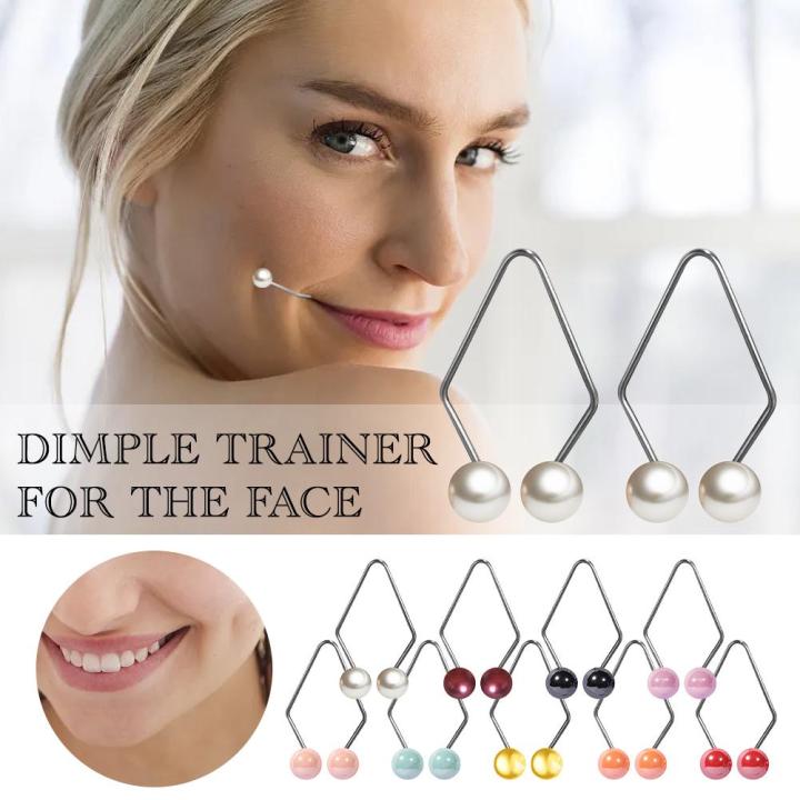 1 Pair Dimple Trainer Face Dimple Makers Natural Smile To Beauty Easy ...