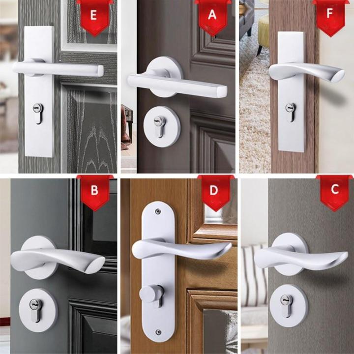 Aluminum Indoor Antique Wood Door Anti-theft Handle Lock Set | Lazada