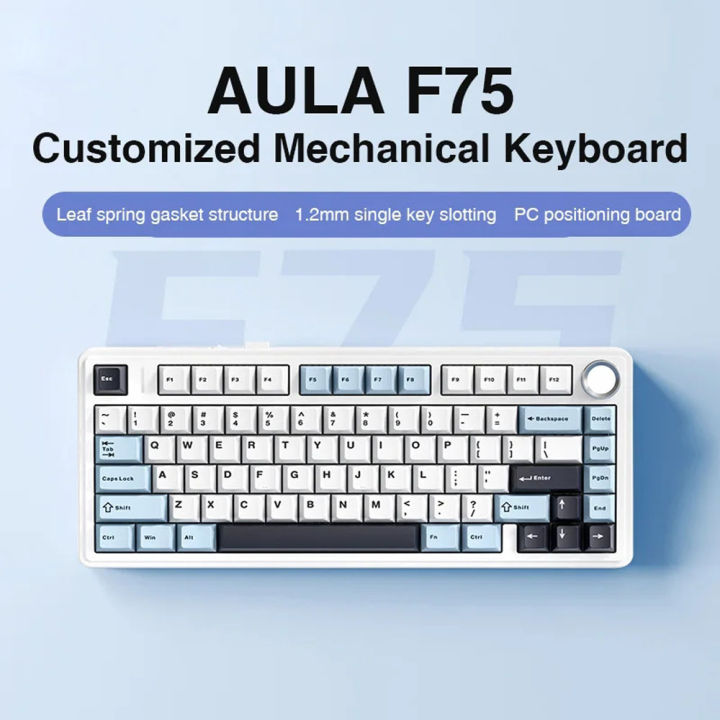 AULA F75 75 Keys 2.4G Wireless/Bluetooth/Wired 75% Layout OEM Profile ...