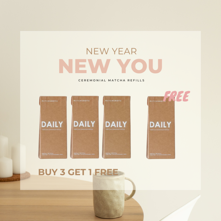 Daily Matcha Refill ซื้อ 3 แถม 1 (แบบซอง) - New Year New You! | Lazada ...