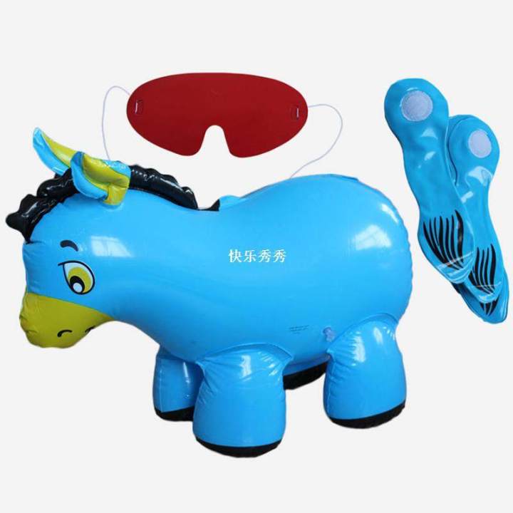Pin The Tail On Donkey Game Inflatable Party Decoration Blow | Lazada PH