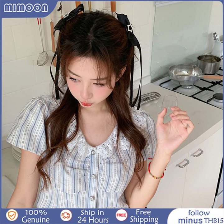 กิ๊บติดผมโบว์สีชมพูดาวหวานเจ้าหญิง Headwear MIMOON | Lazada.co.th