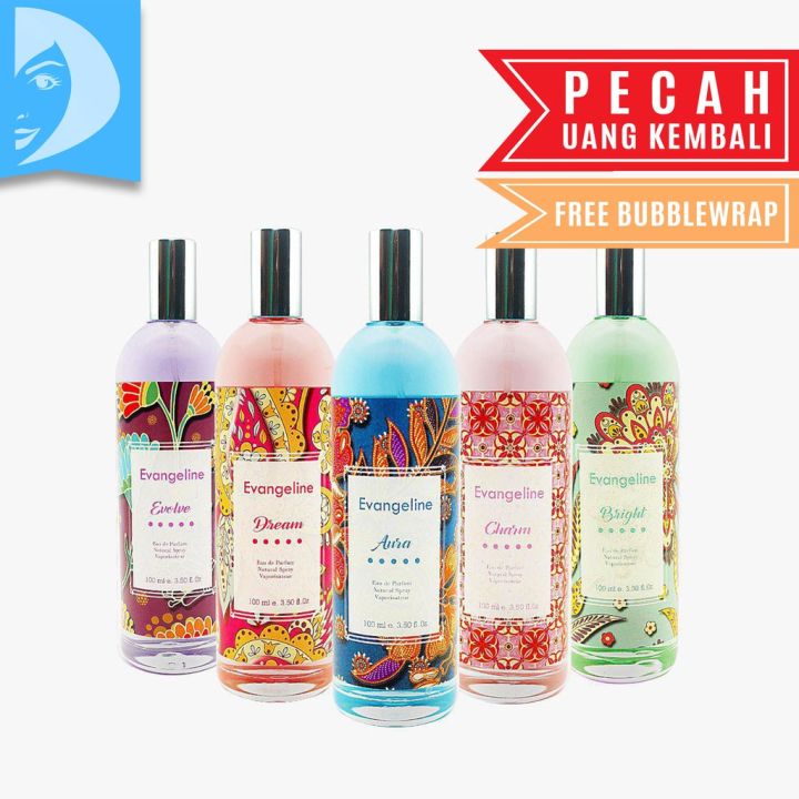 DKMALL - Evangeline Batik Series 100ml | Parfume Wanita Original Evangeline Batik Aura Bright ...