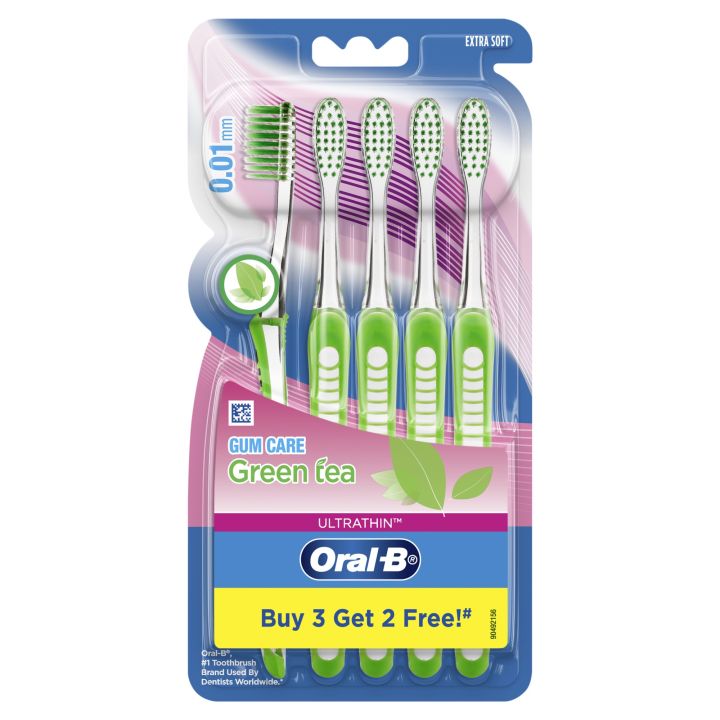ORAL B Ultra Thin TOOTHBRUSH Green Tea 5s | Lazada PH