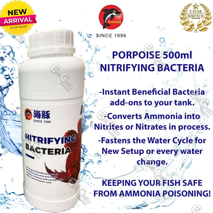 Porpoise Nitrifying Bacteria 500ml Instant Beneficial Bacteria ...