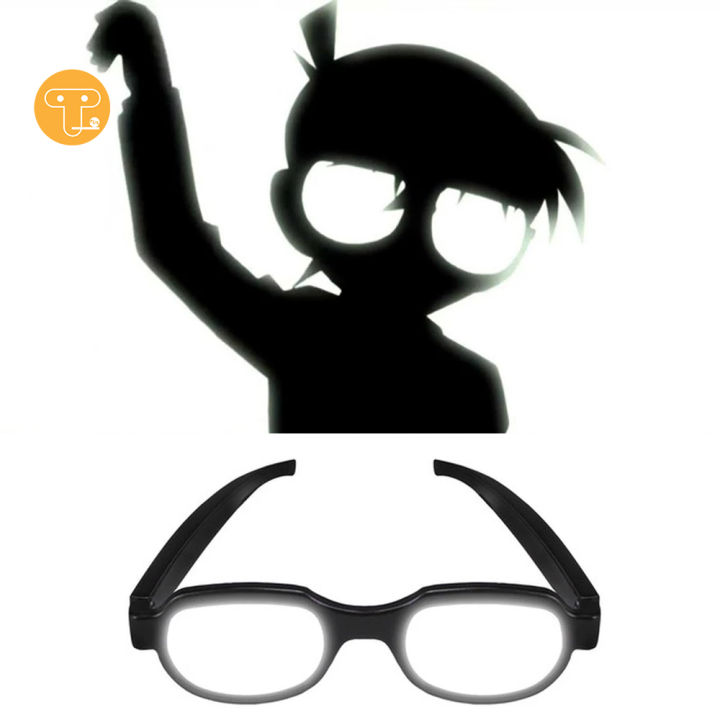 Monkey Fun Detective Conan Led Luminous Glasses Two-dimensional Cosplay ...