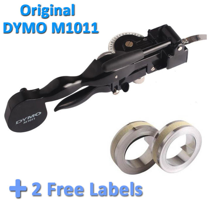 DYMO Rhino เครื่องพิมพ์ฉลากเครื่องพิมพ์ดีดโลหะเครื่องติดฉลากด้วยตนเอง M1011สำหรับ Dymo 3D 35800 ...