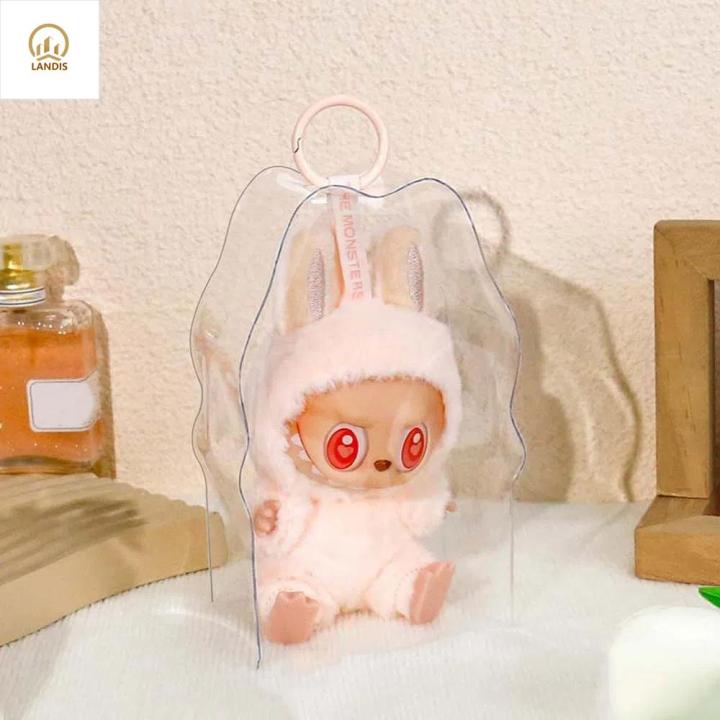 LANDIS Labubu protection V2 Labubu Sit Baby Clear Outdoor Doll Bag Baby ...